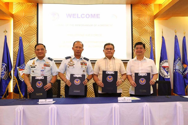 Ceremonial signing of the Memorandum of Agreement (MOA) between the PAF ...
