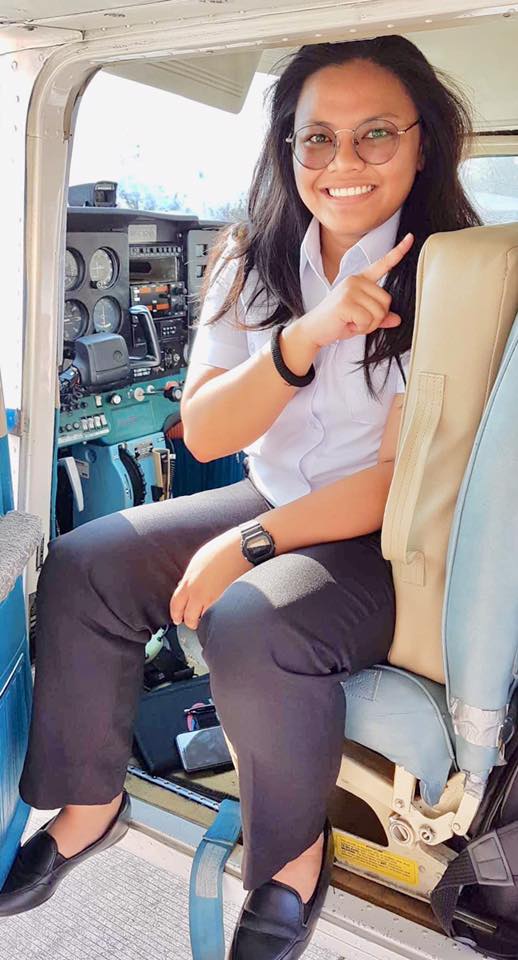 First Solo Flight of Students Tiphanie Anne Cruz Draper, Elijah Miguel ...